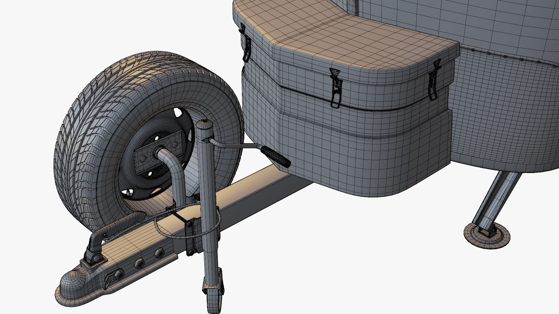 3D MeerKat Travel Trailer Model - TurboSquid 2381476