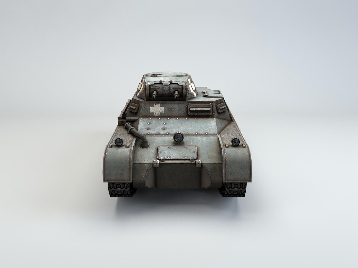 modelo 3d Panzer I Ausf. B Low Poly - TurboSquid 1279413