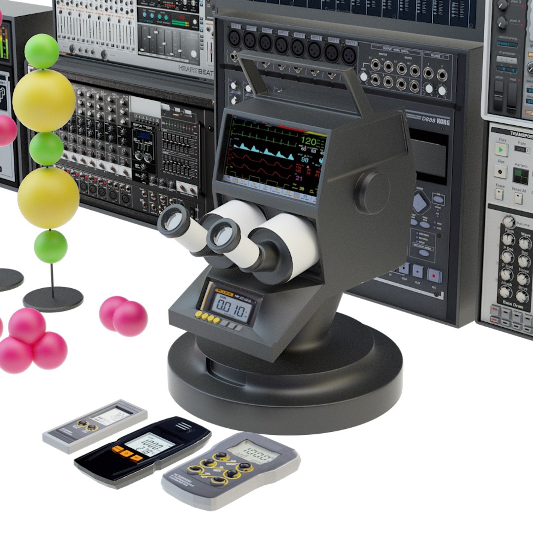 3D Model Medical Laboratory Set - TurboSquid 1224300