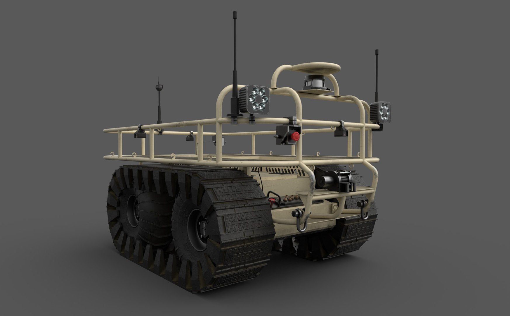 Probot Ground Vehicle 3D - TurboSquid 2075588