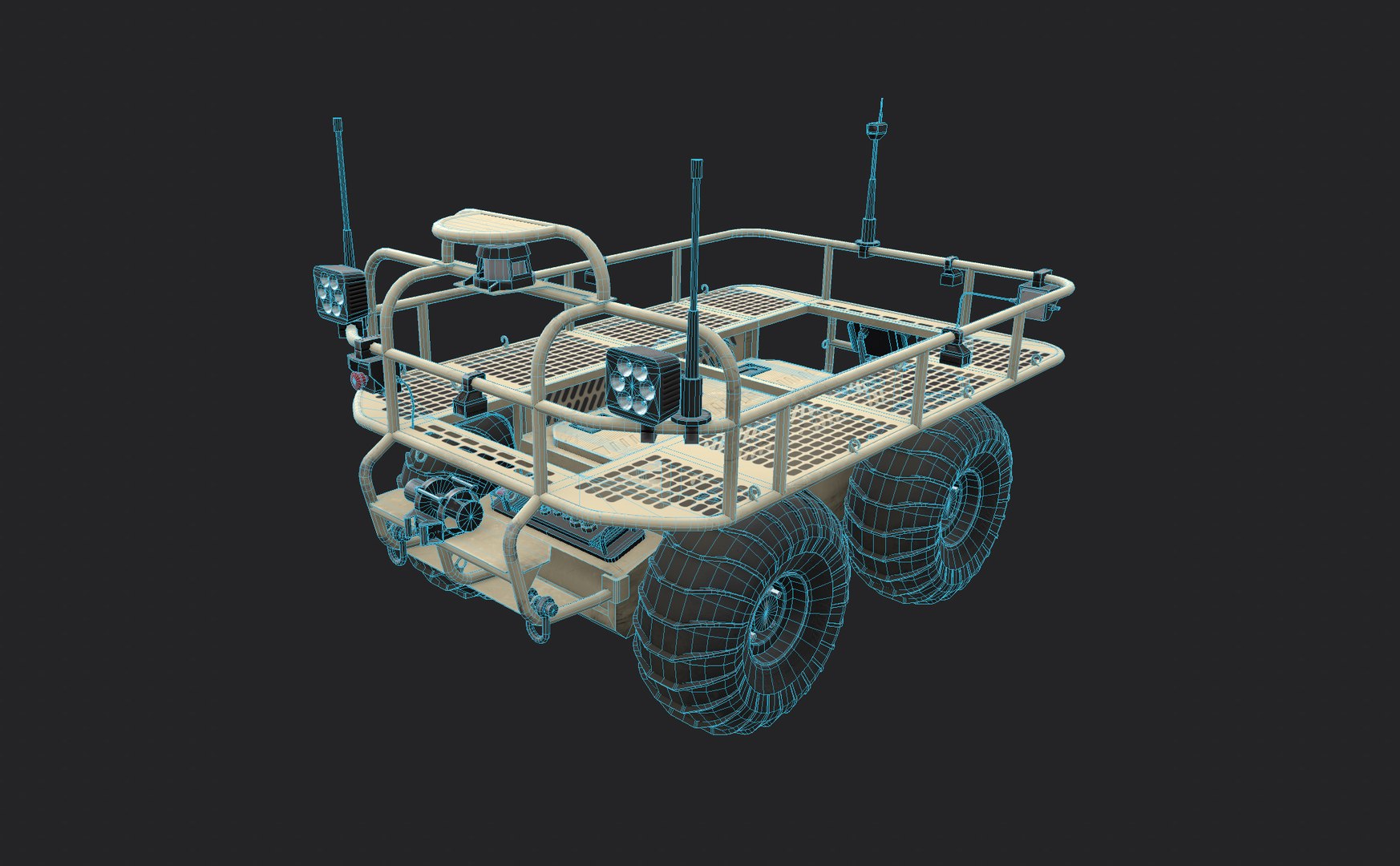 Probot Ground Vehicle 3D - TurboSquid 2075588