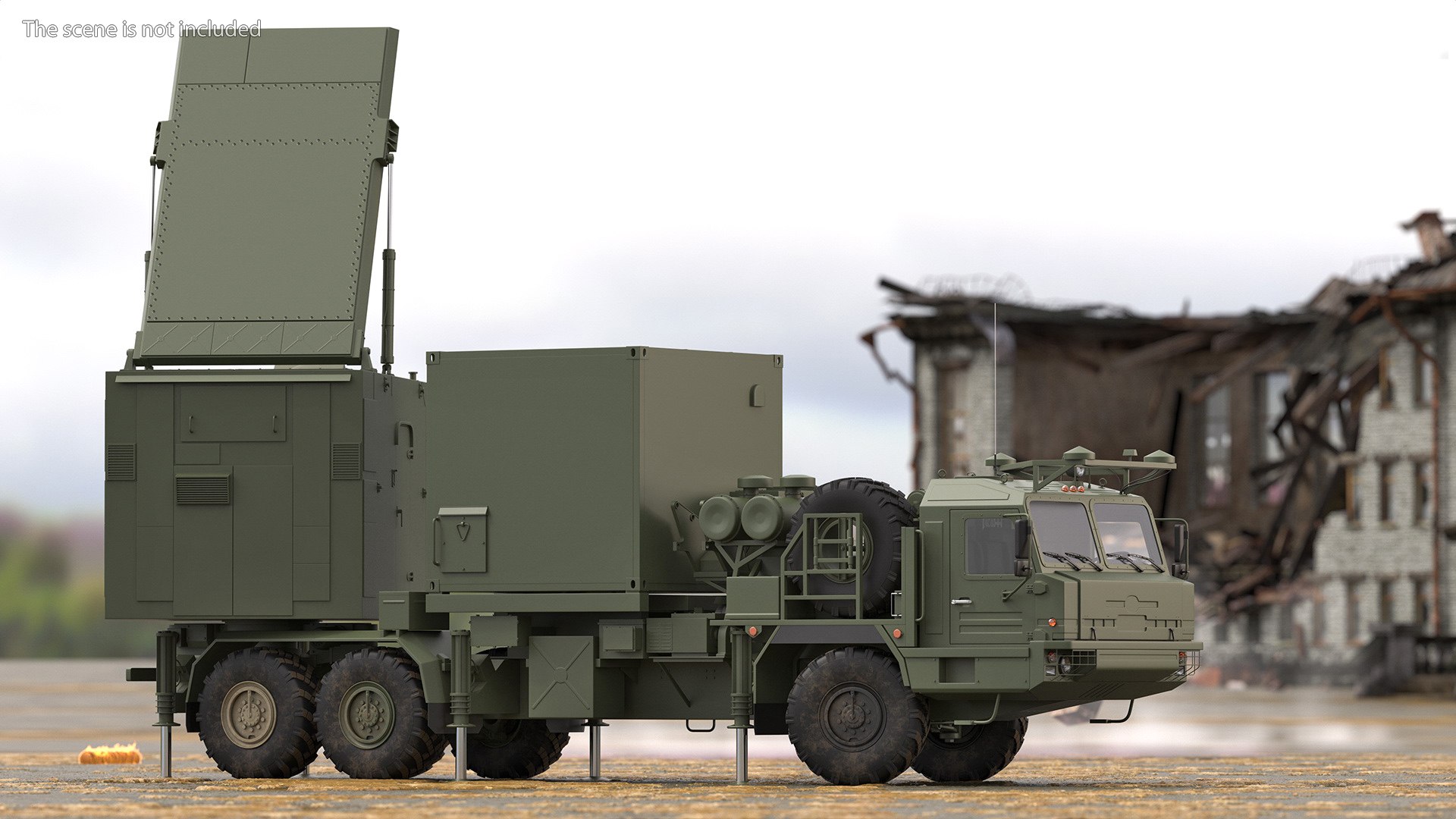 3D model mobile tracking radar vityaz - TurboSquid 1703480