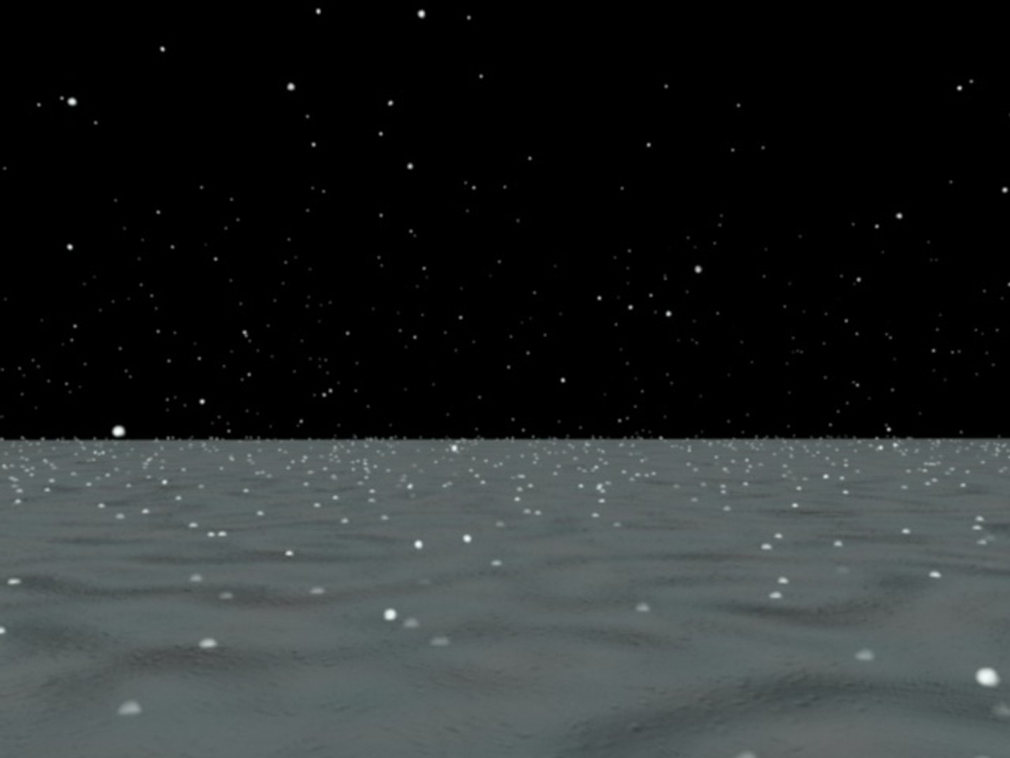 3d Model Snow Snowfall