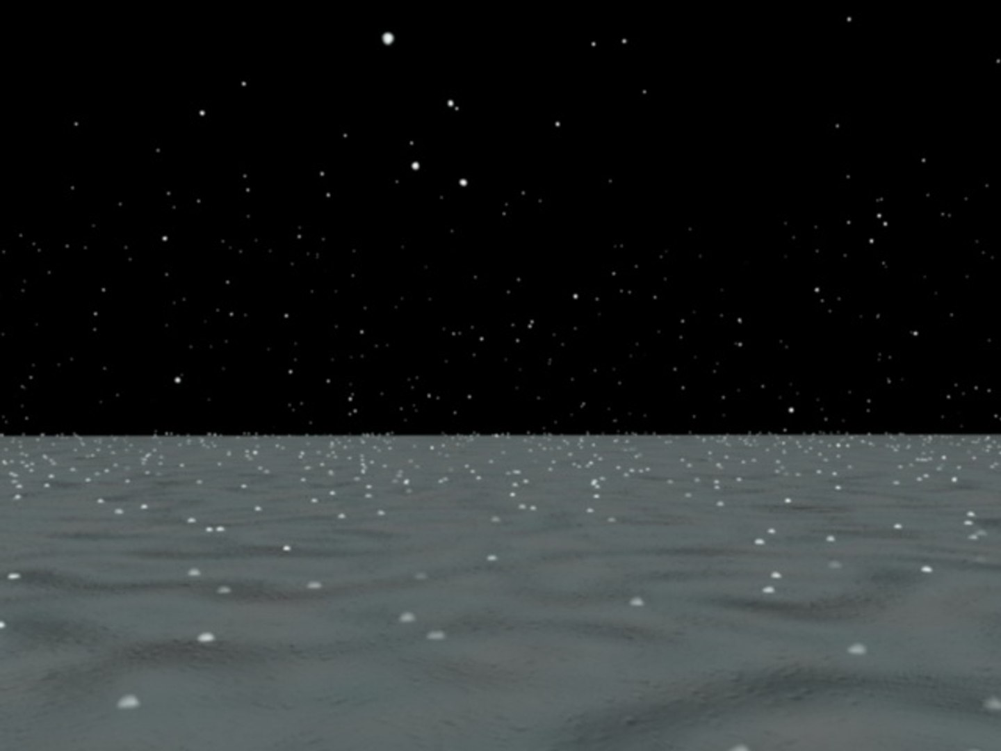 3d Model Snow Snowfall