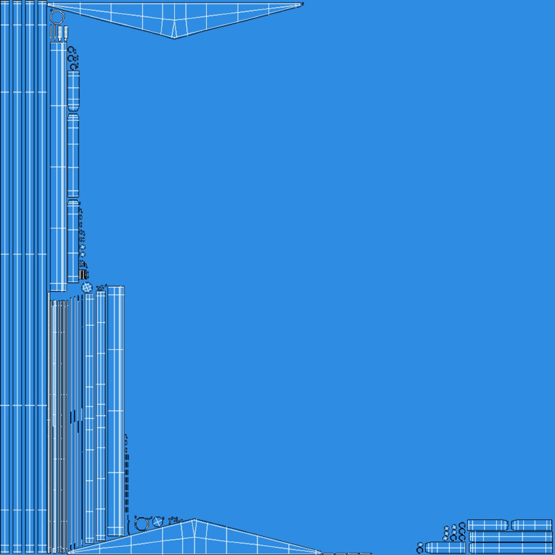 Blue Wiper Mop 3D - TurboSquid 2198534