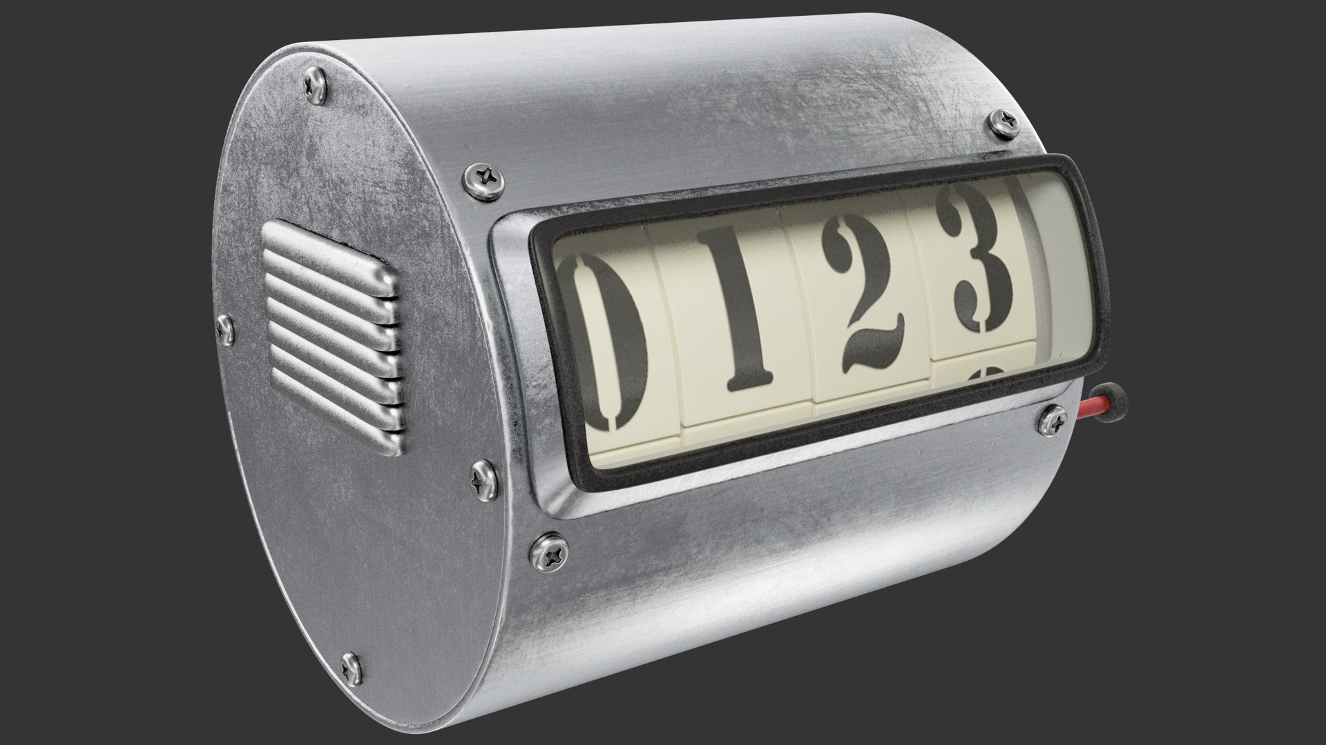 Mechanical Counter 3D Model - TurboSquid 1506745