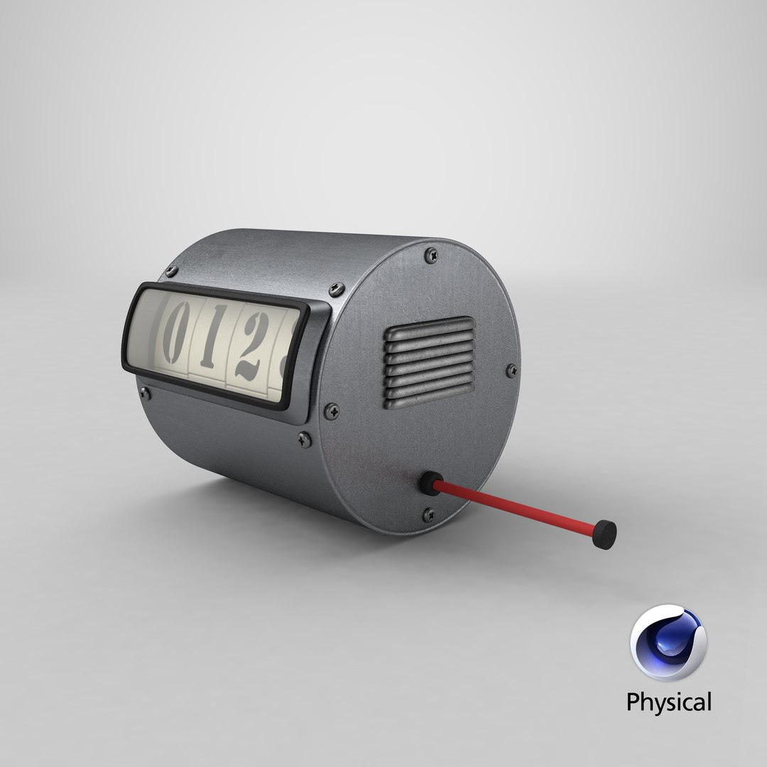 Mechanical Counter 3D Model - TurboSquid 1506745