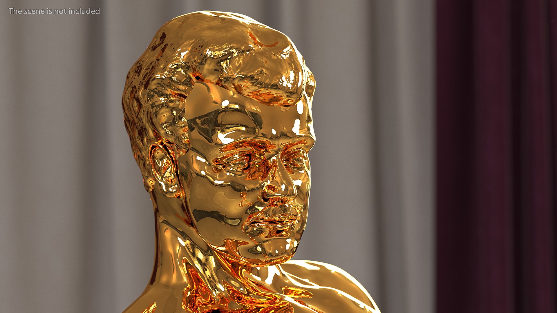 Gold Mr Olympia Sandow Statue 3D - TurboSquid 1832857