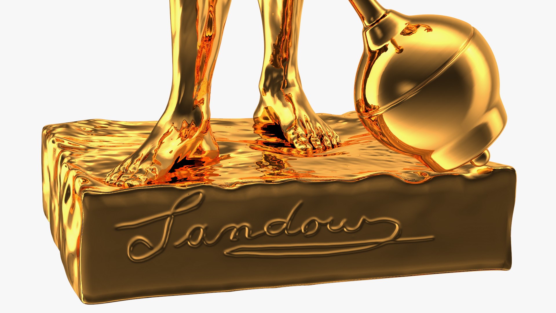 Gold Mr Olympia Sandow Statue 3D - TurboSquid 1832857