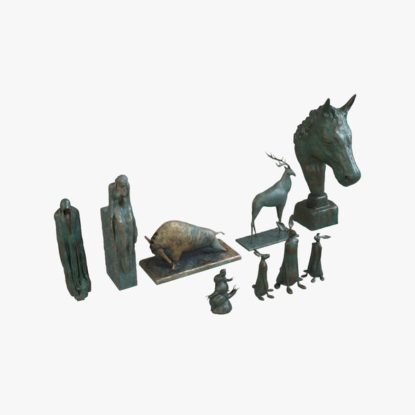 Animal Statue 3D Models for Download | TurboSquid