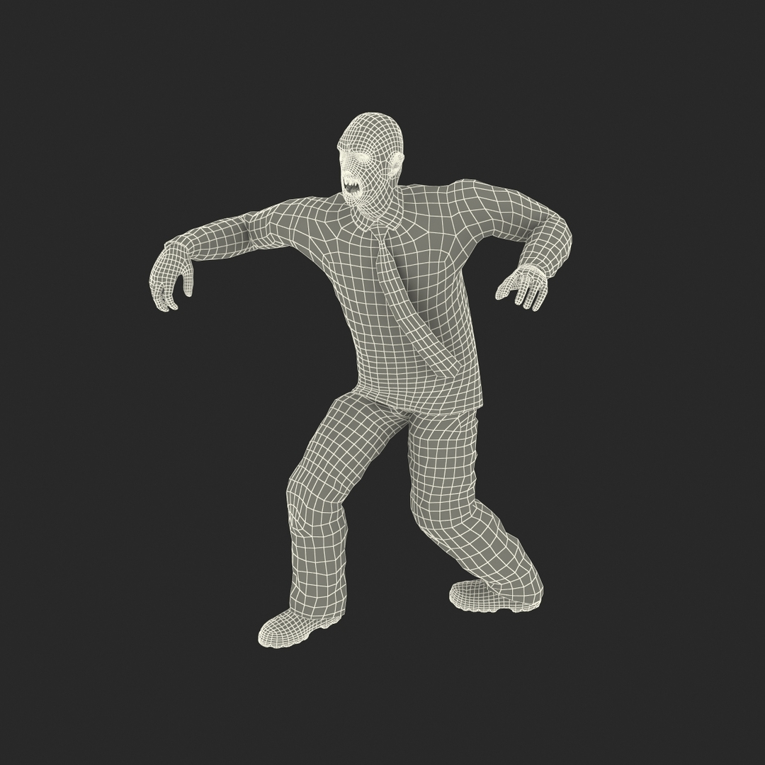 Zombie 2 Pose 3d Model