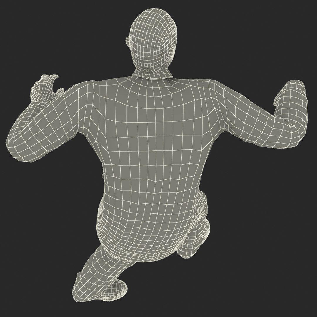 zombie 2 pose 3d model