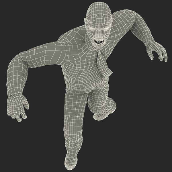 zombie 2 pose 3d model