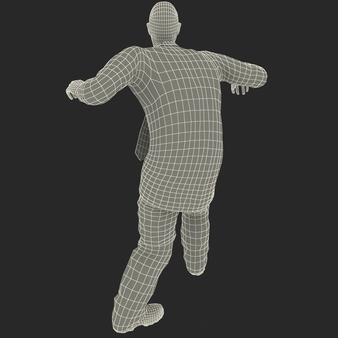 zombie 2 pose 3d model