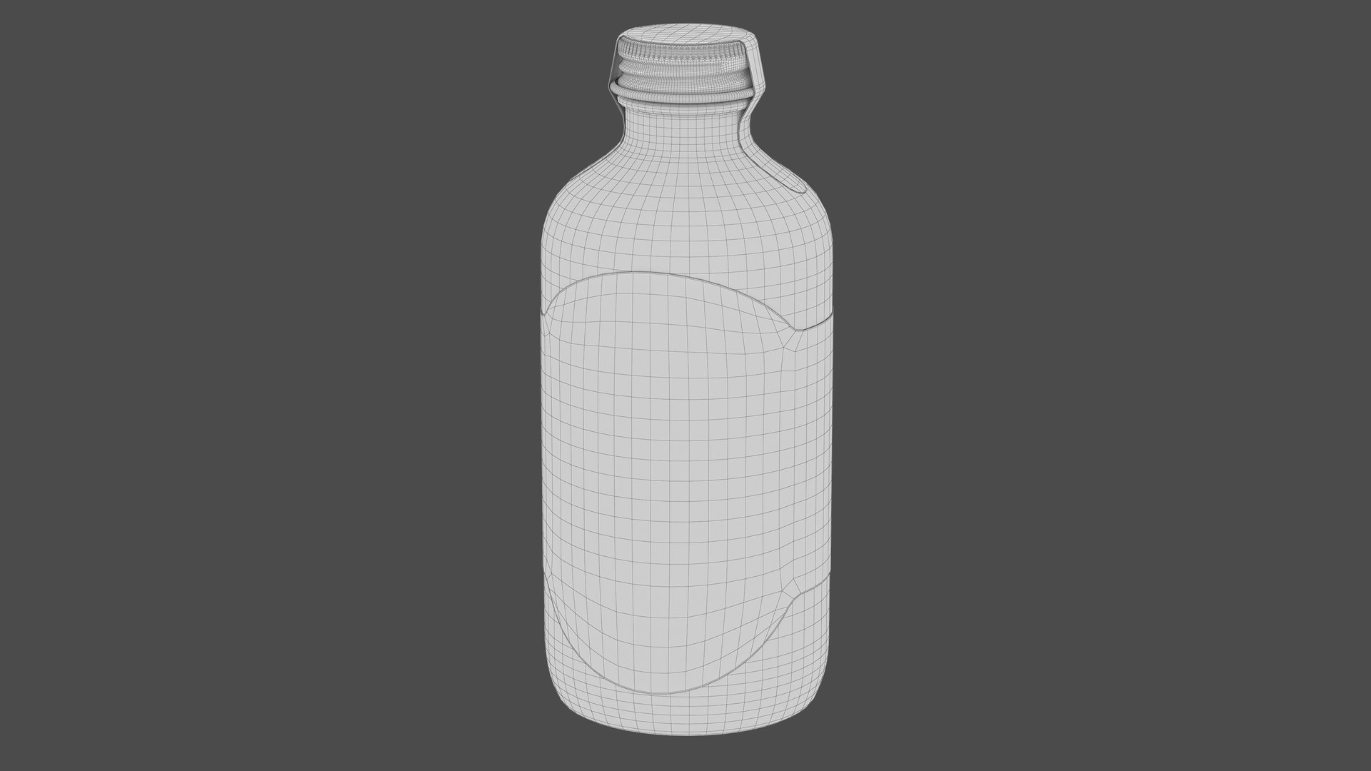 3D Syrup Bottle 250ml Model - TurboSquid 2270313