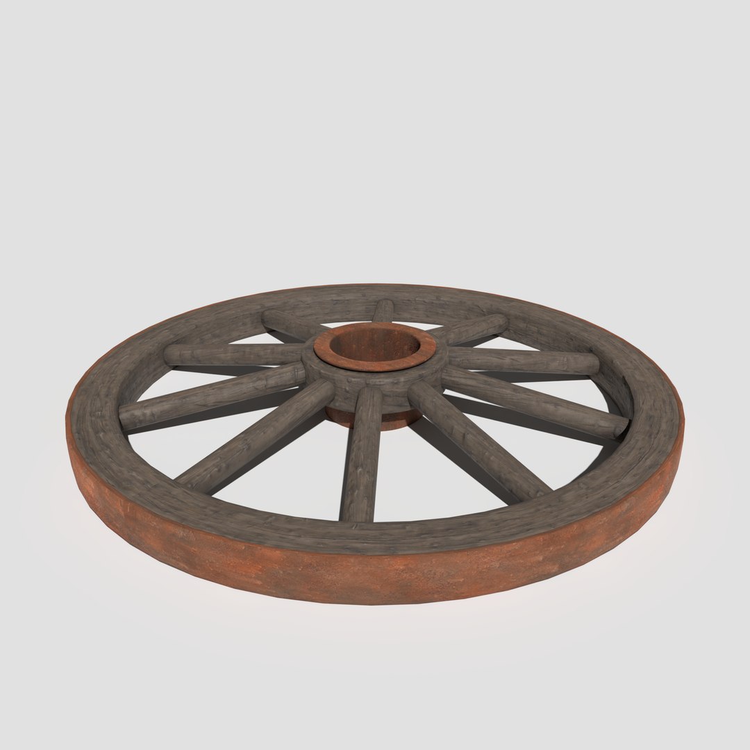 Pbr Cart Wheel 3D Model - TurboSquid 1551441