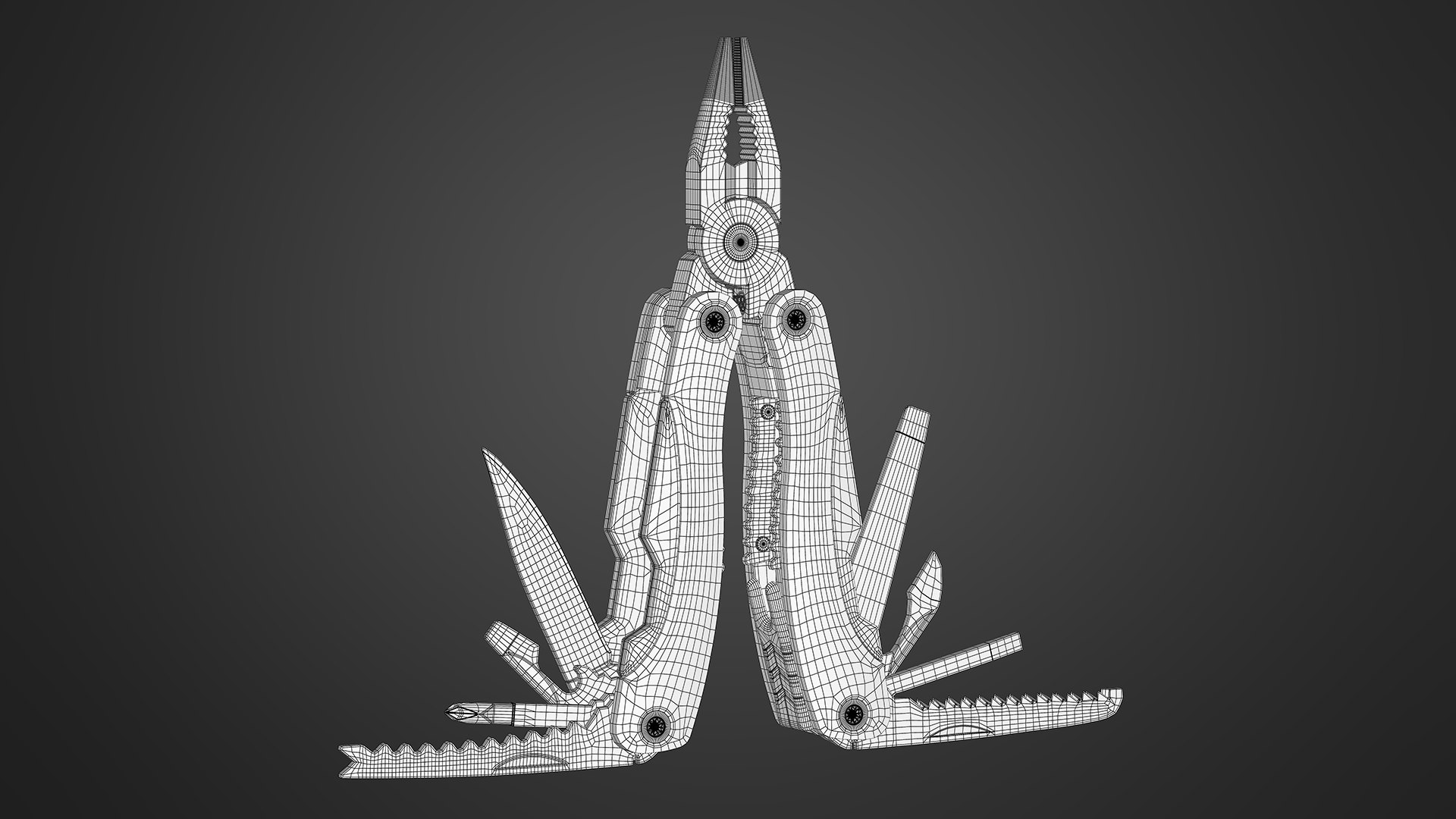 Multi tool 3D model - TurboSquid 1445034