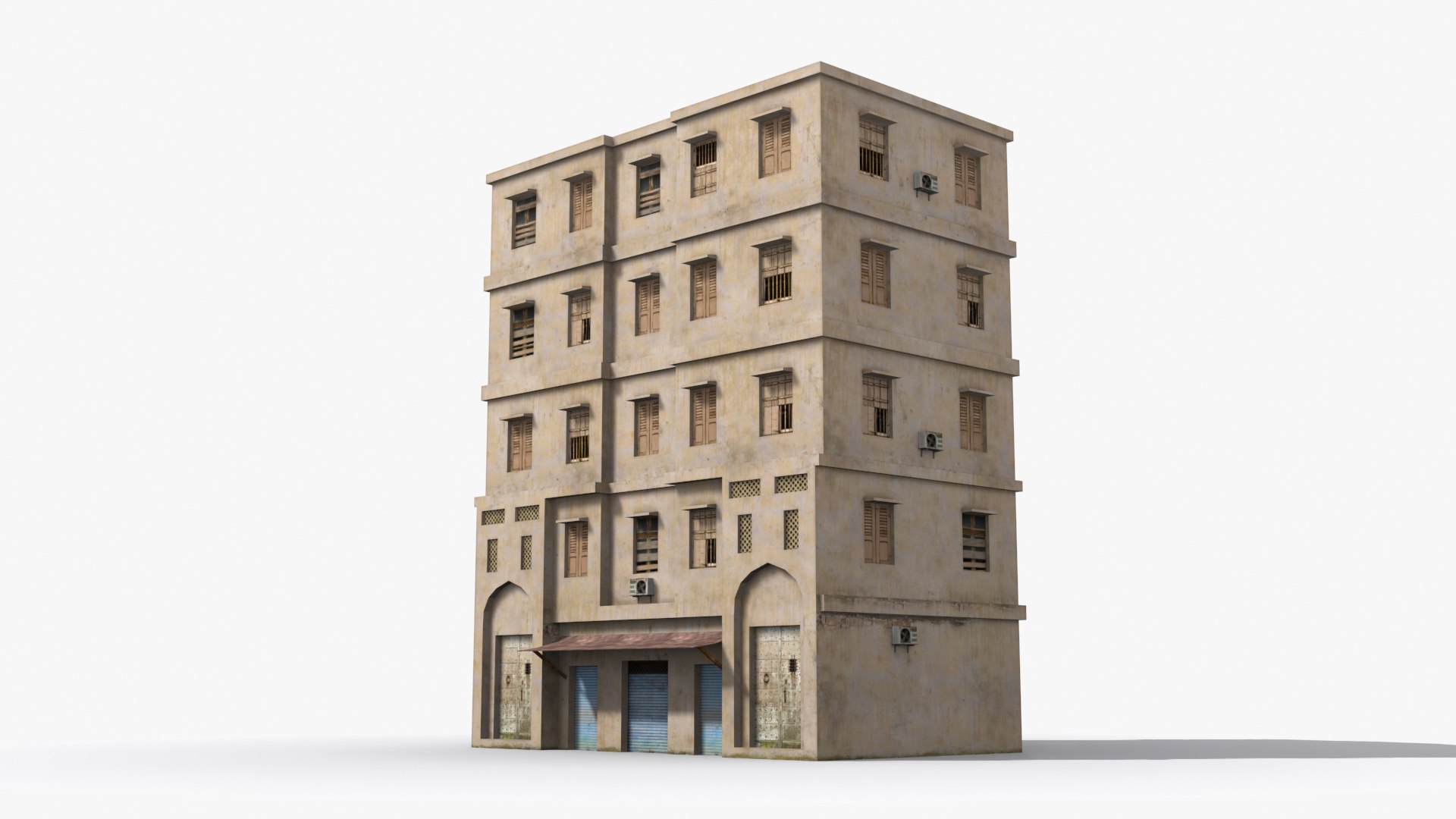 Arab Middle East Building X26 3D - TurboSquid 1902078