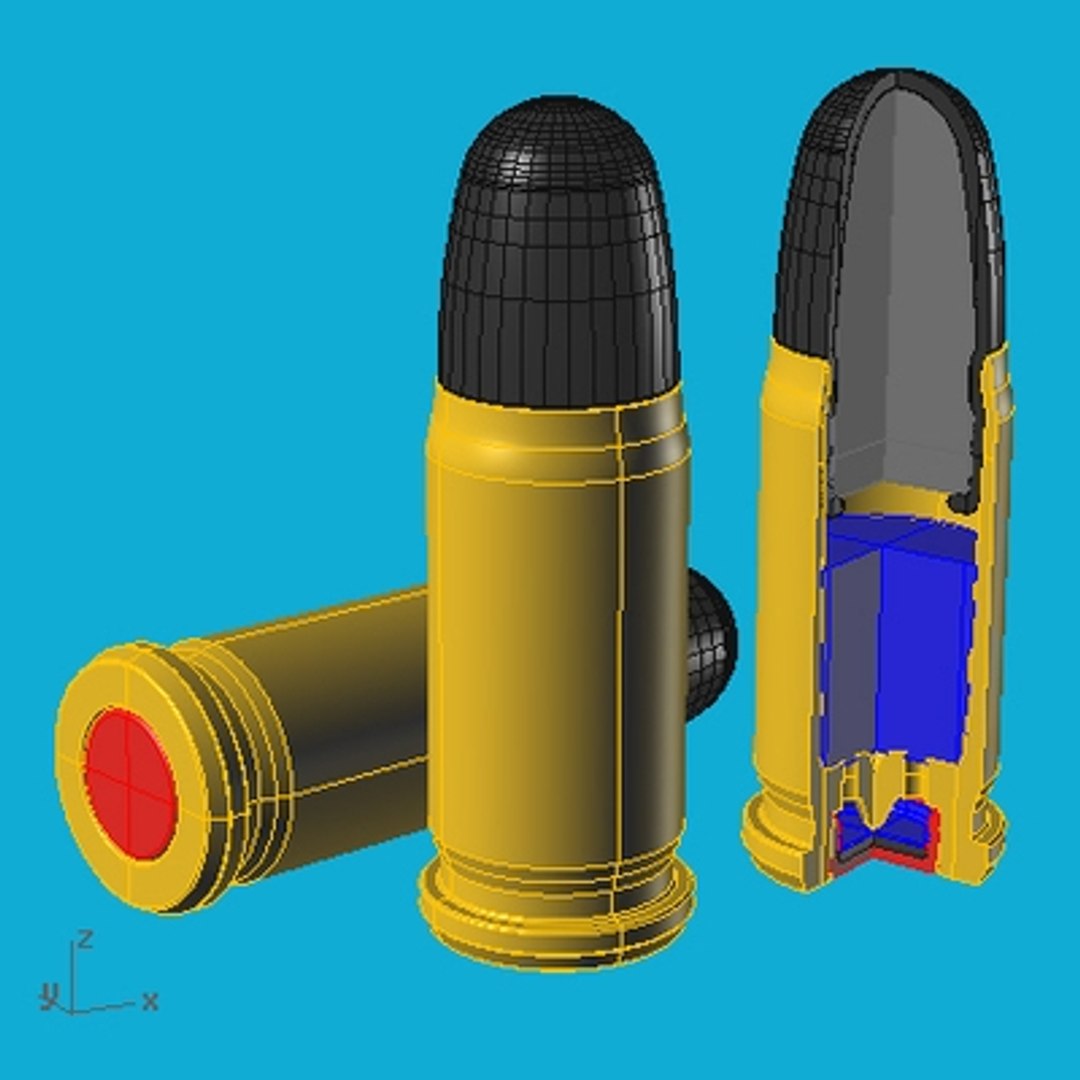 6 35 Mm Cartridge 3d 3ds