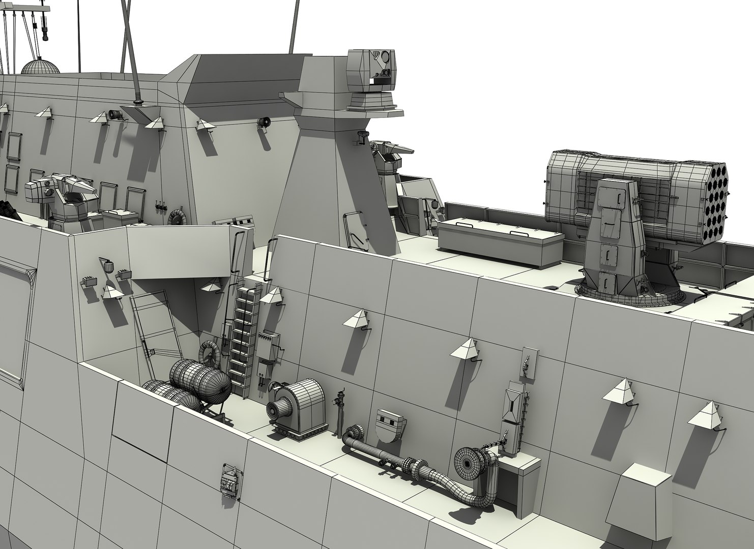TCG KINALIADA Turkish Milgem Class Corvette Model - TurboSquid 2333244