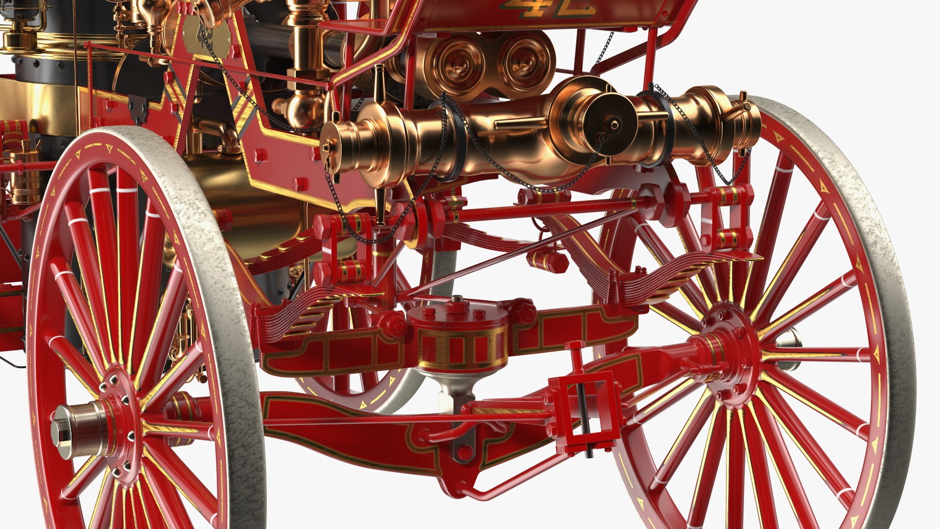 3D Steam Fire Engine Horse Drawn 1894 - TurboSquid 2351944