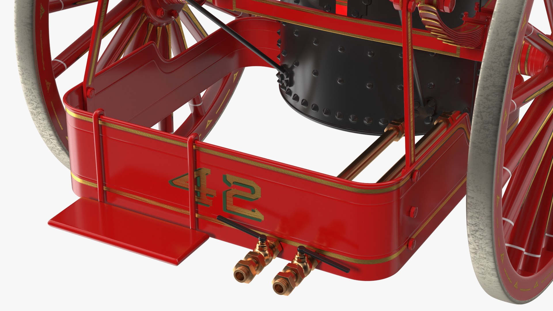 3D Steam Fire Engine Horse Drawn 1894 - TurboSquid 2351944