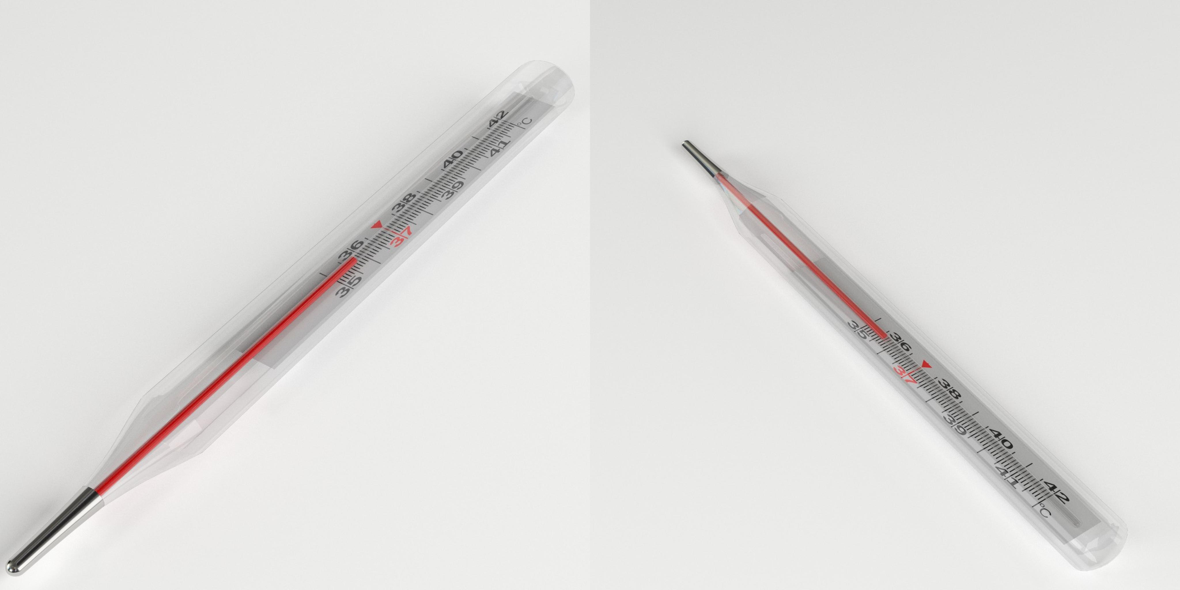 Clinical thermometer 3D model - TurboSquid 1419471