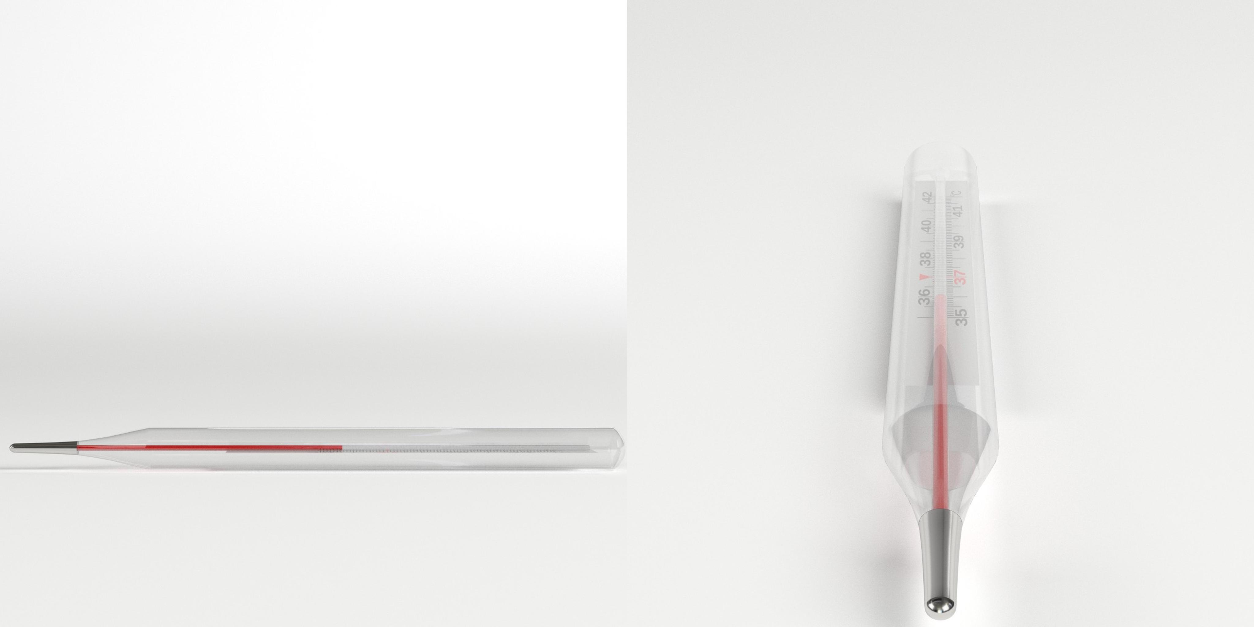 Clinical thermometer 3D model - TurboSquid 1419471