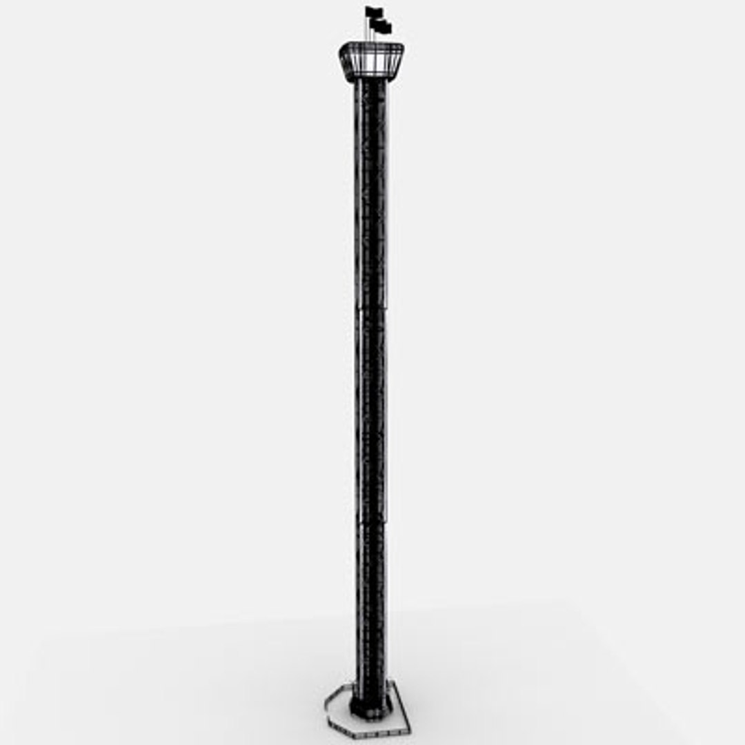 Space Shot Ride 3d Model