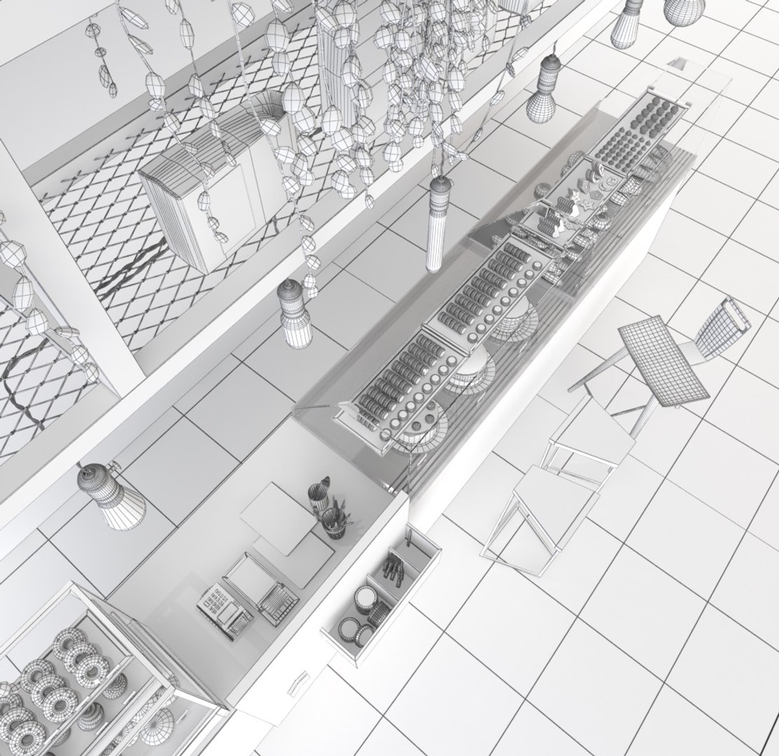 Bar Counter 3D - TurboSquid 1365709