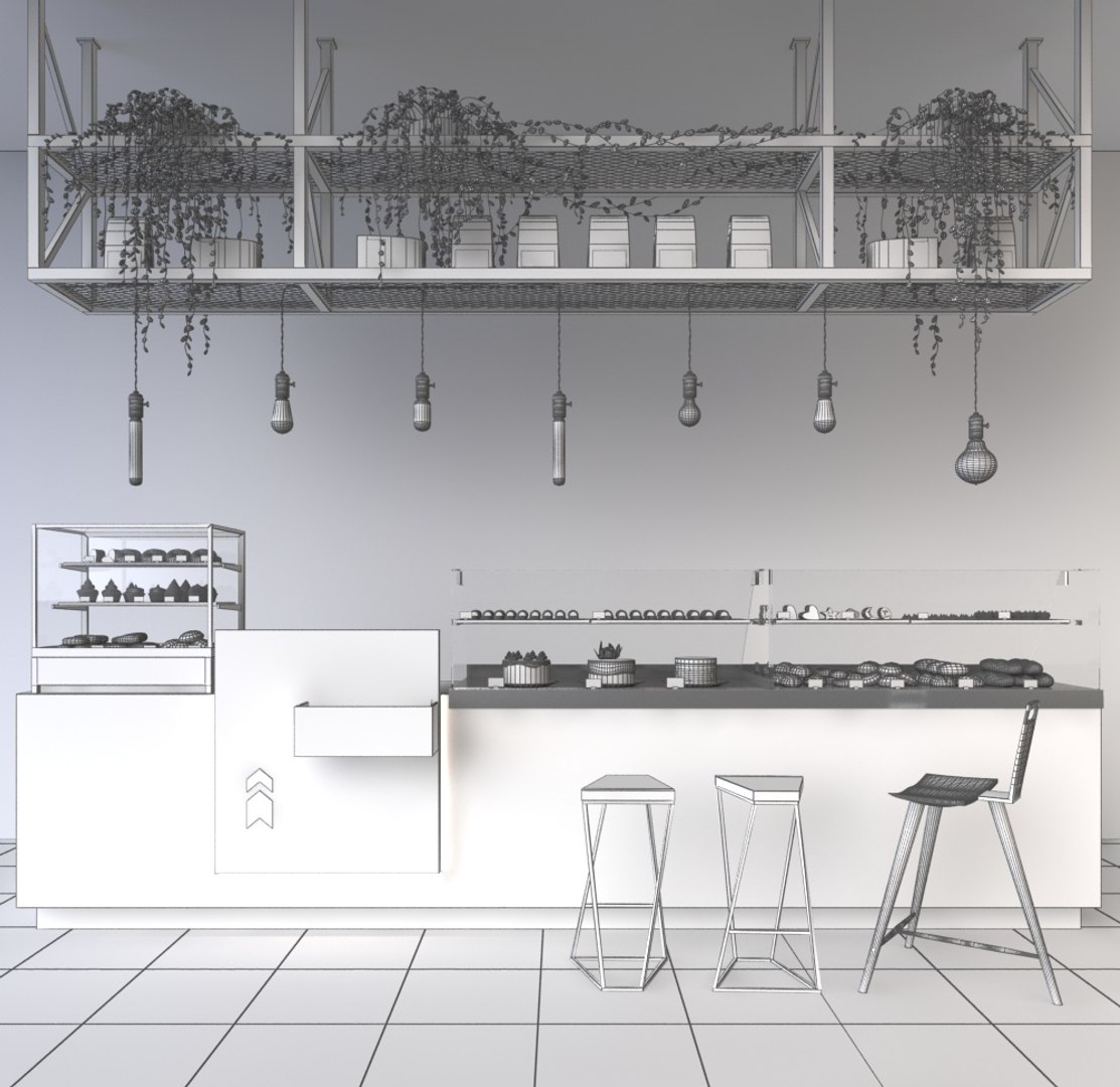 Bar Counter 3D - TurboSquid 1365709