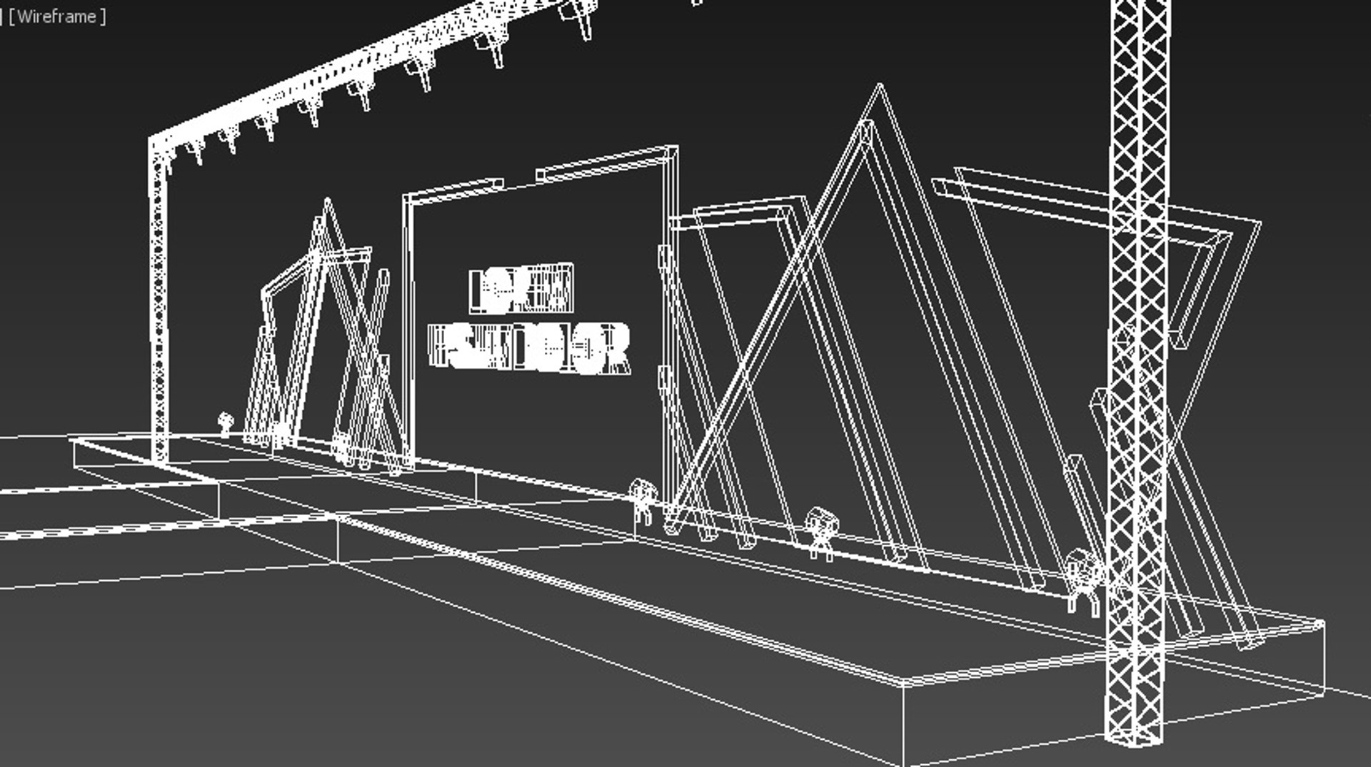 3D Glamorus Stage Backdrop - TurboSquid 1503480