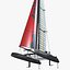 3d Model Of Catamaran Class Ac 45