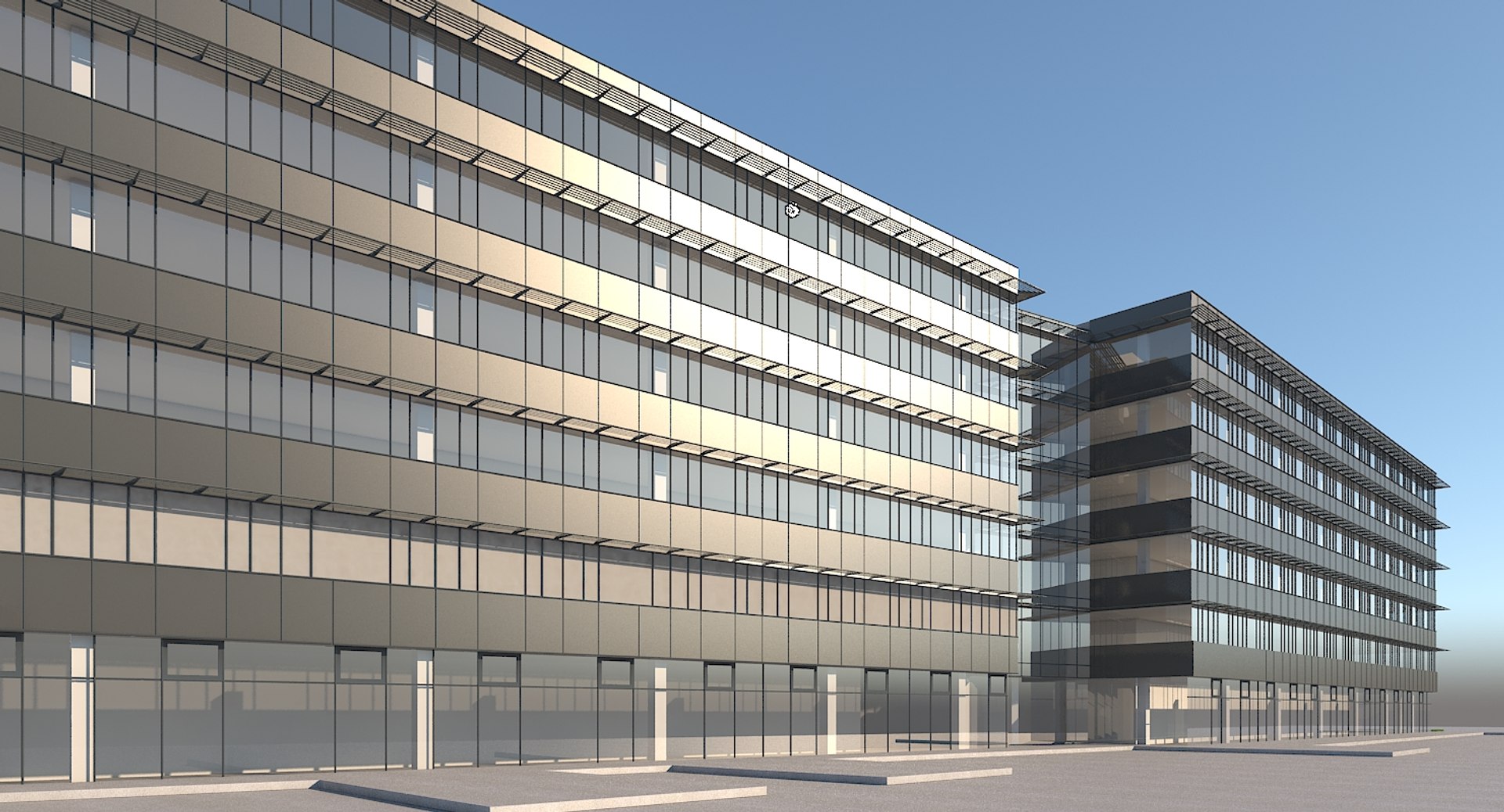 3D Office Building - TurboSquid 1241686