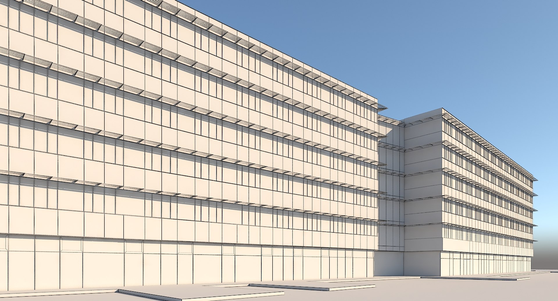 3D Office Building - TurboSquid 1241686