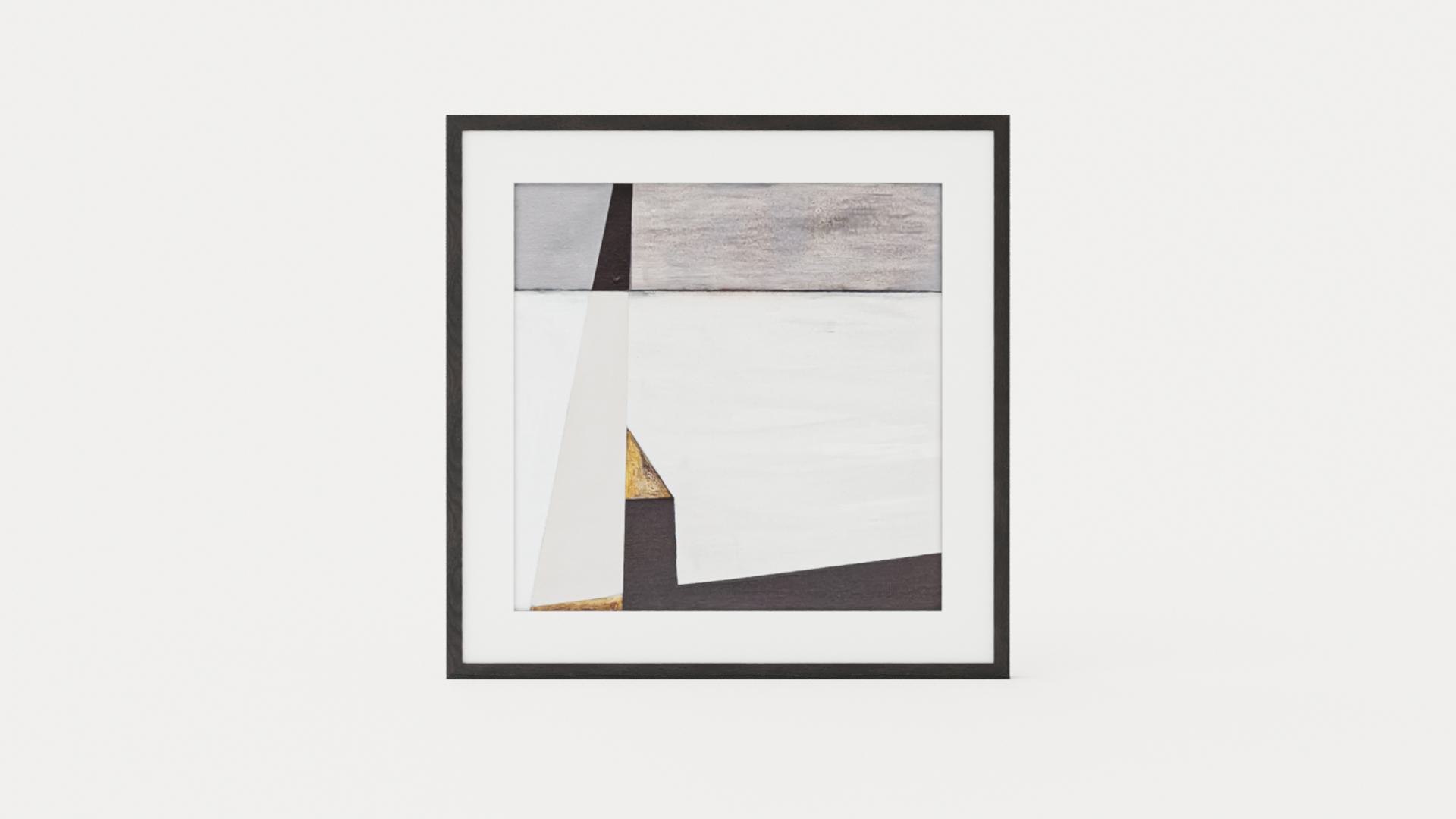 Framed Picture - Neutral Geometrics II 3D Model - TurboSquid 2213074