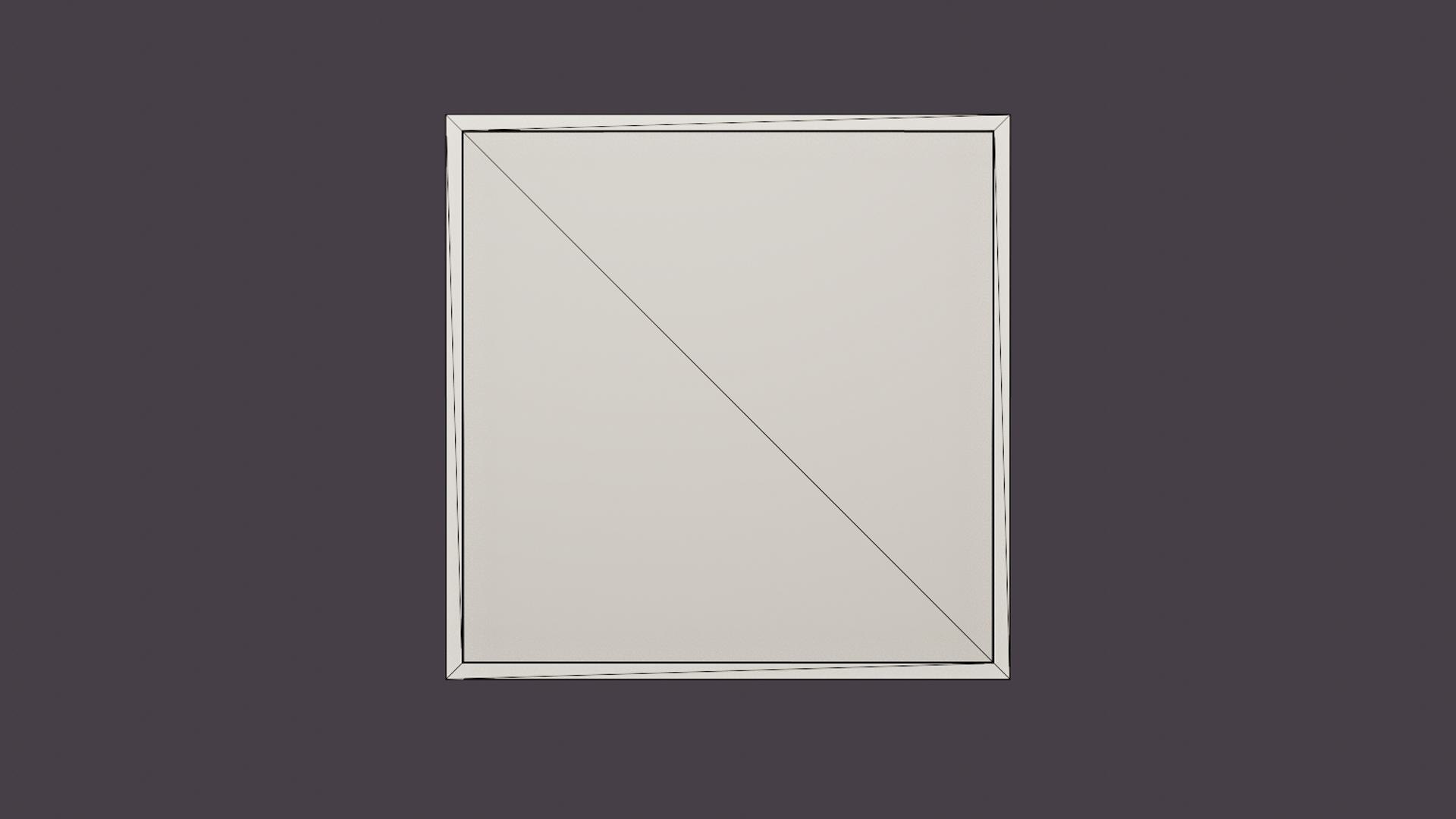 Framed Picture - Neutral Geometrics II 3D Model - TurboSquid 2213074
