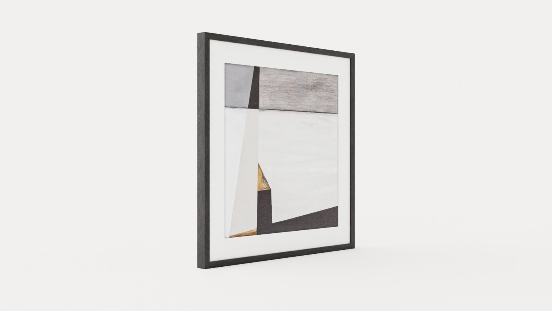 Framed Picture - Neutral Geometrics II 3D Model - TurboSquid 2213074