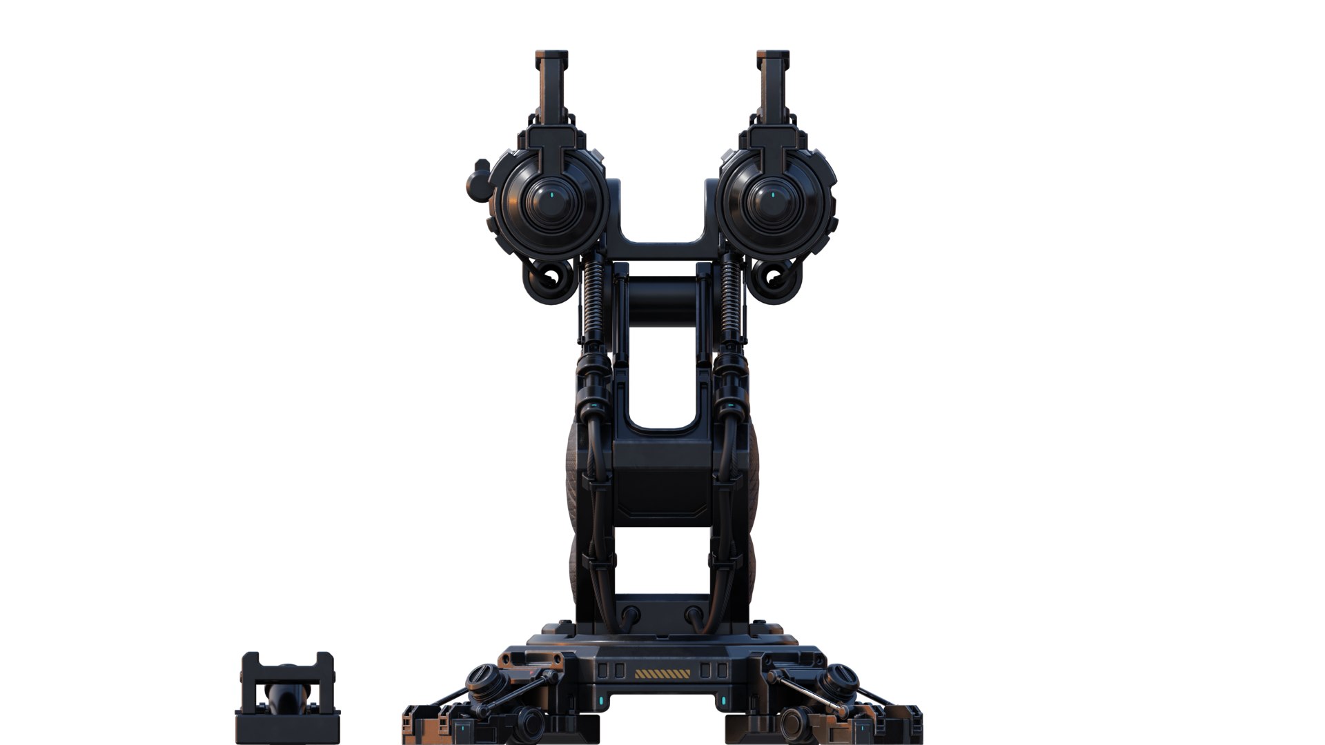 3D SC-FI Turret Model - TurboSquid 2031836