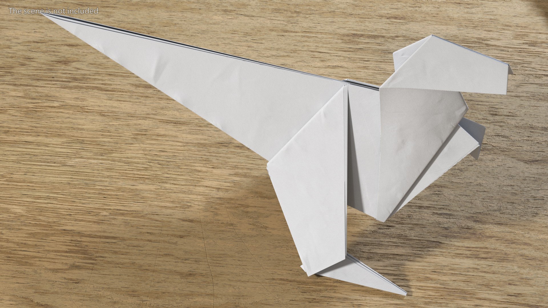 White Origami Dinosaur 3D Model - TurboSquid 2004304