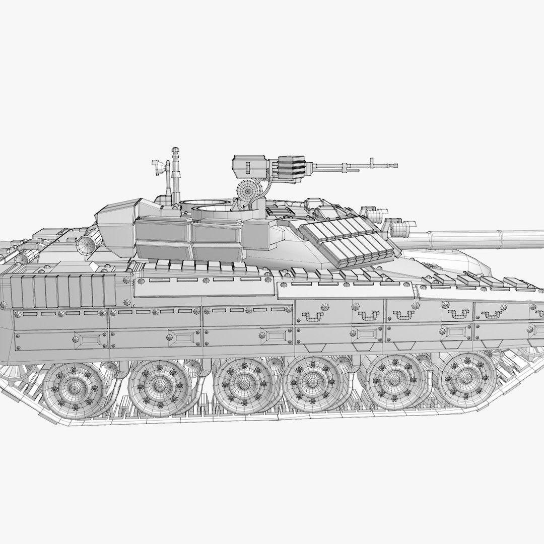 3d T-84 Battle Tank