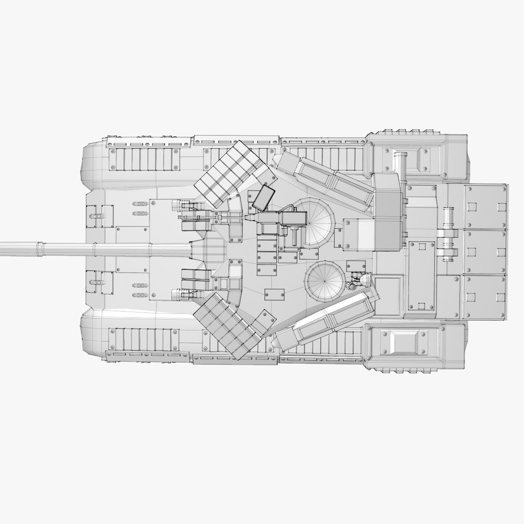 3d T-84 Battle Tank