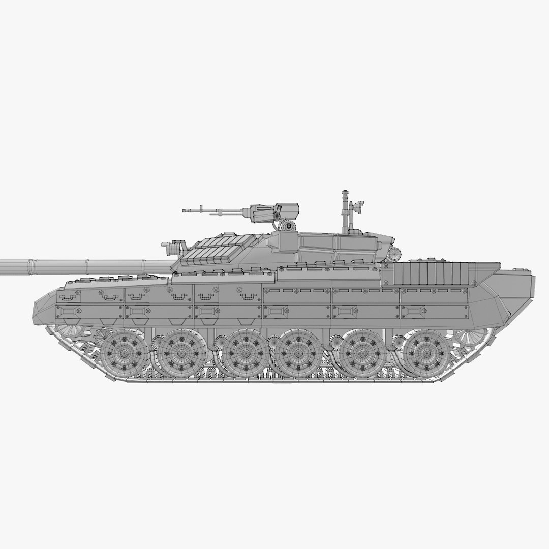 3d T-84 Battle Tank