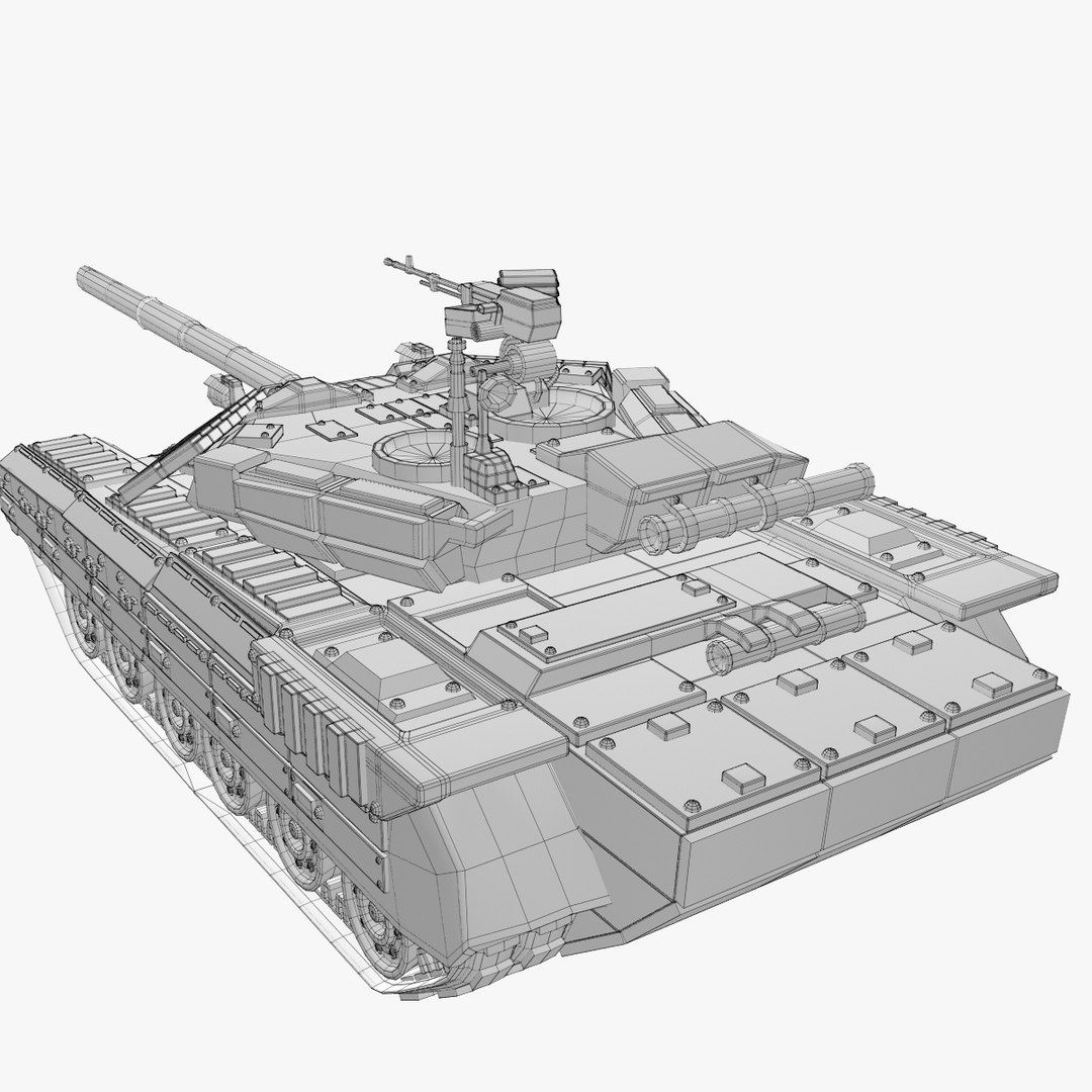3d T-84 Battle Tank