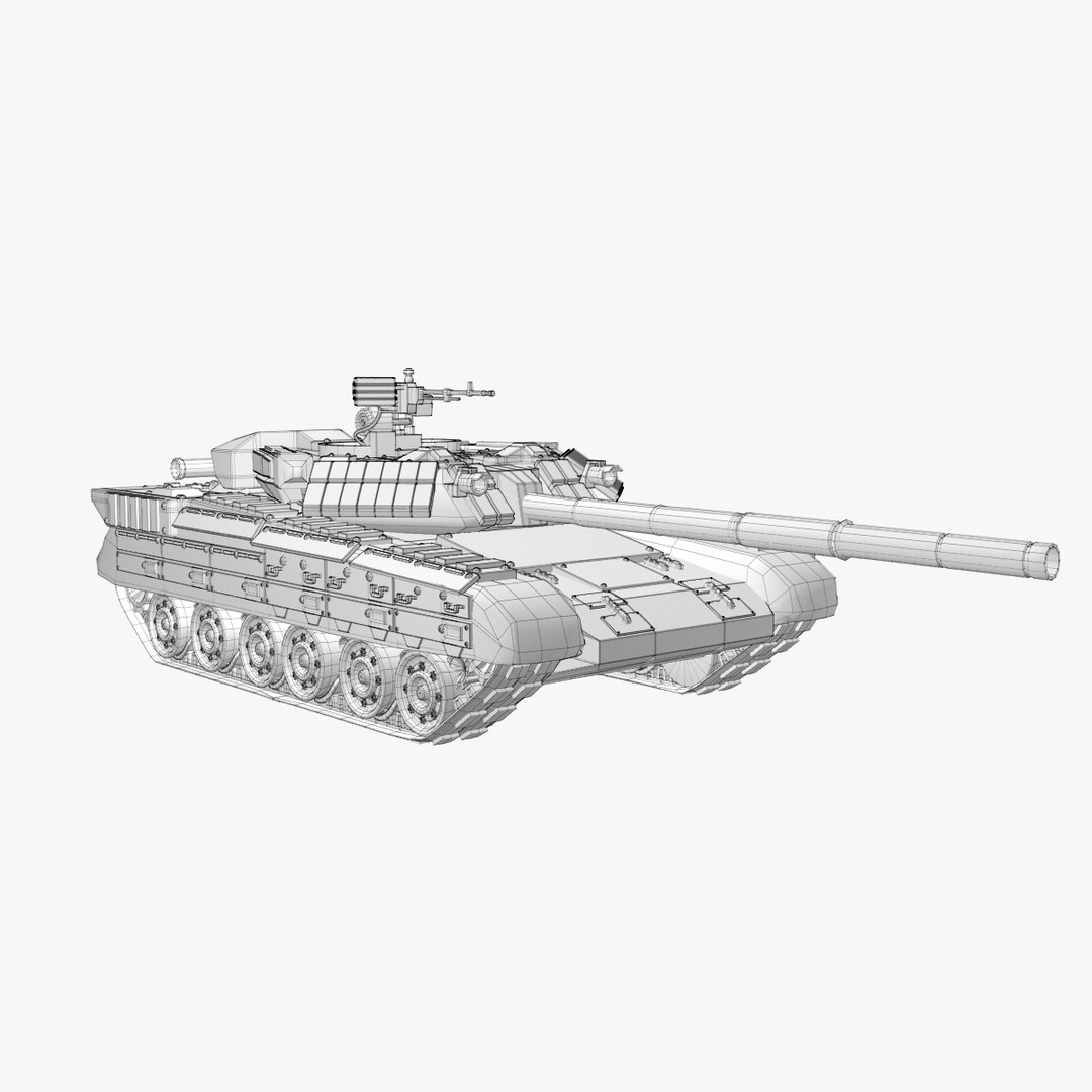 3d T-84 Battle Tank