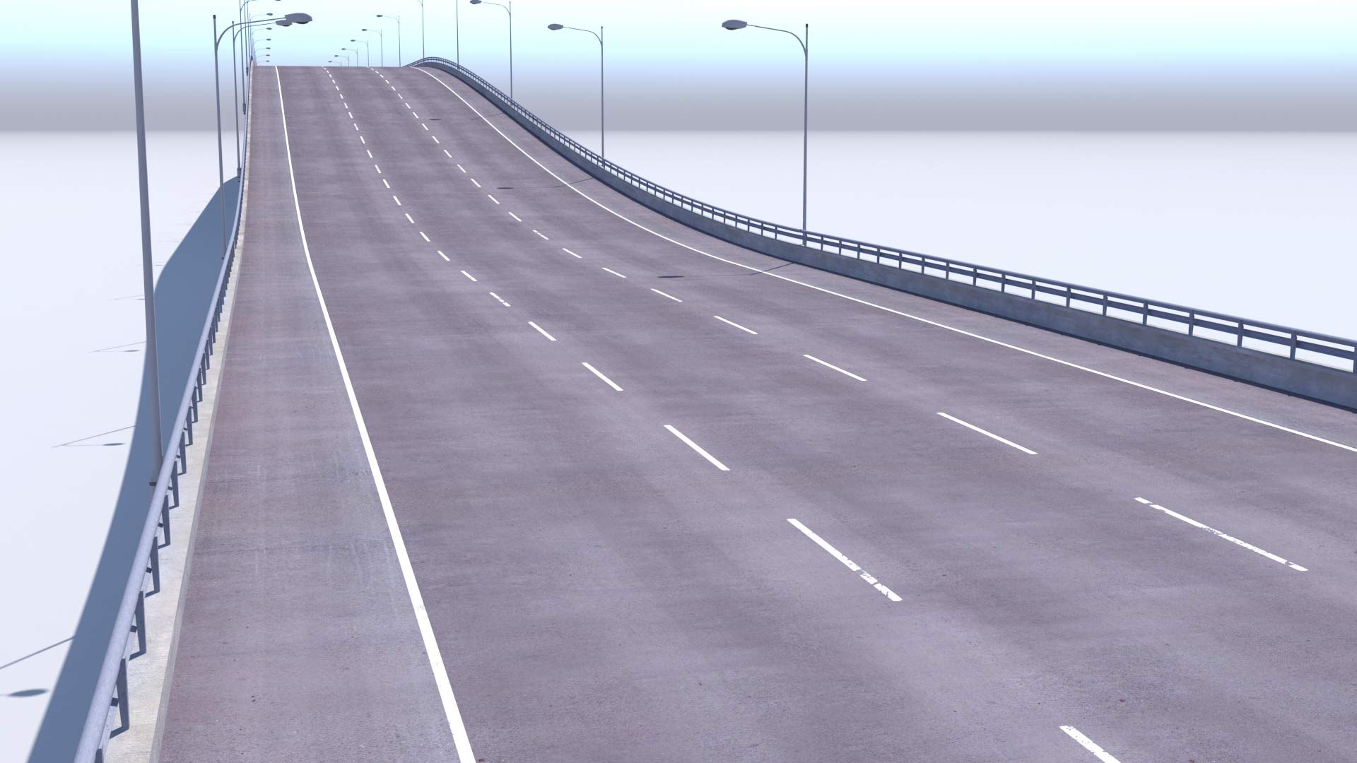 3D Highway PBR - Overpass 3 Models Kit 10 - TurboSquid 2260762