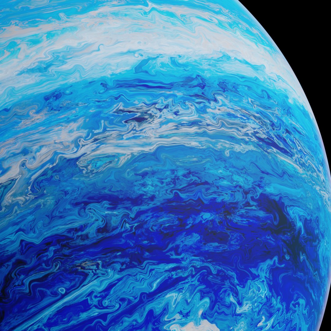 Exoplanet Alien Planet Gas 3D Model - TurboSquid 1620877