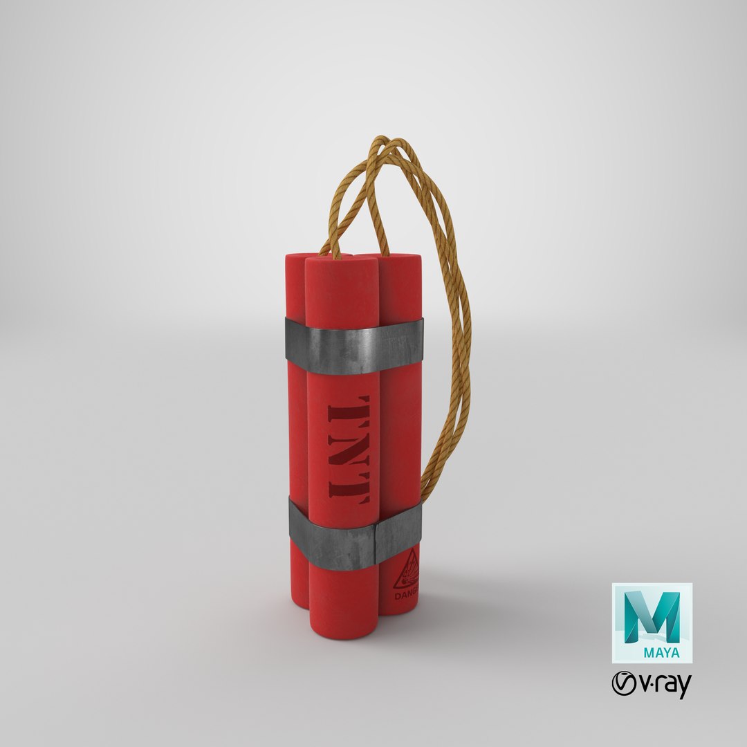 3D tnt dynamite explosives model - TurboSquid 1449884