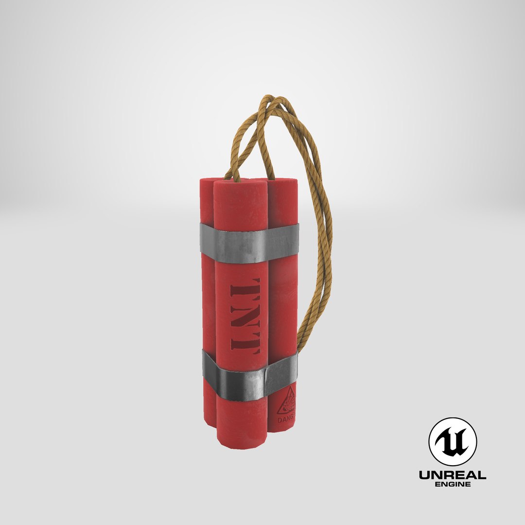 3D tnt dynamite explosives model - TurboSquid 1449884