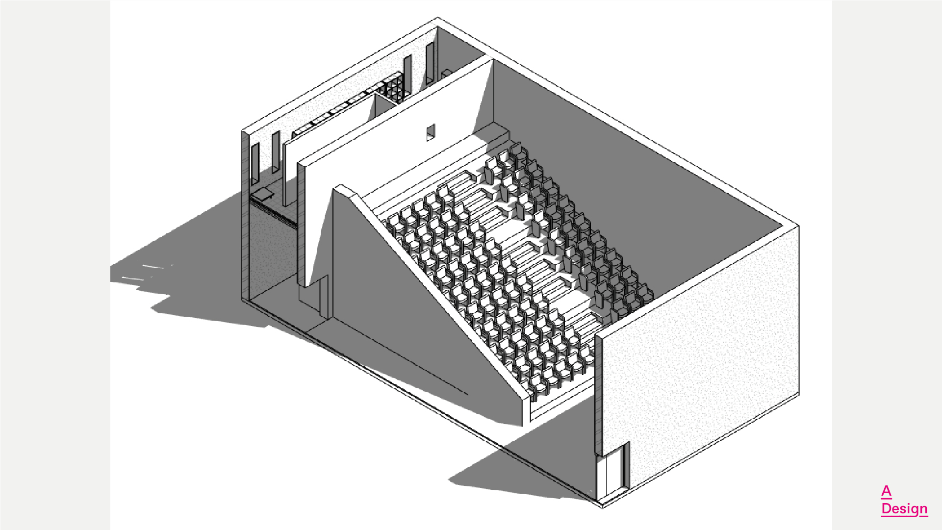 modelo 3d Sala de cine o sala de cine - modelo Revit - TurboSquid 2017862